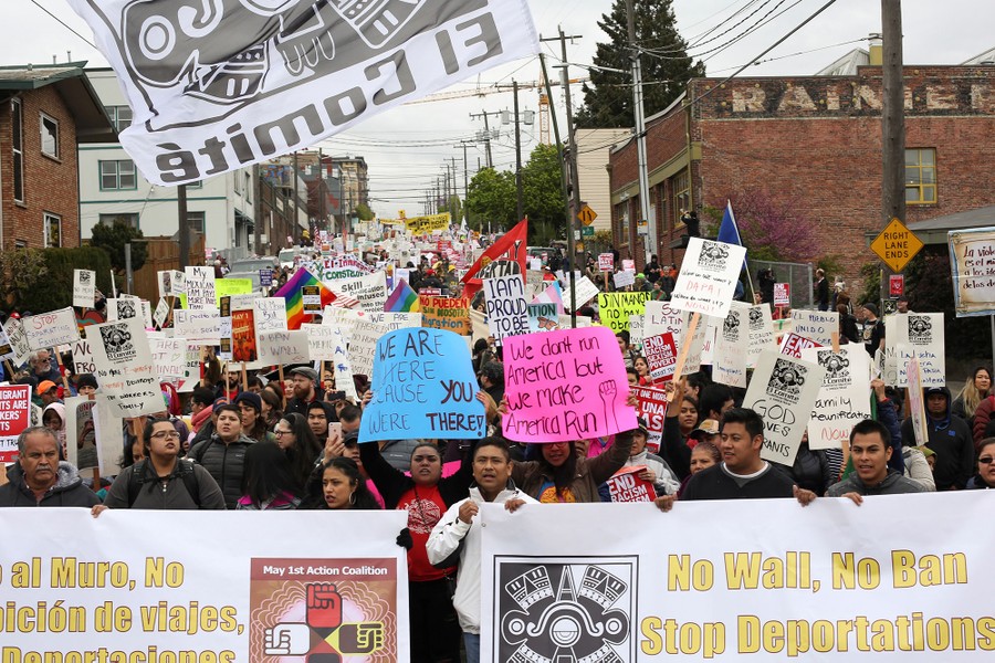 May Day Marches and Protests Around the World - The Atlantic