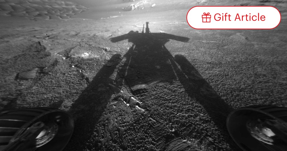 mars rover article
