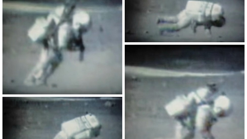 Astronauts Falling on the Moon - The Atlantic