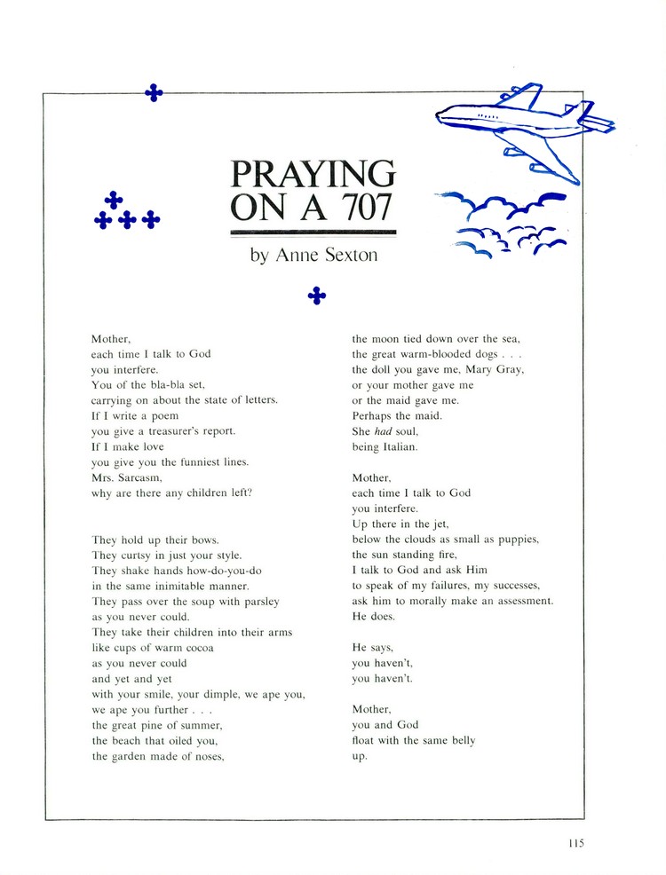 A Poem by Anne Sexton: Praying on a 707 - The Atlantic