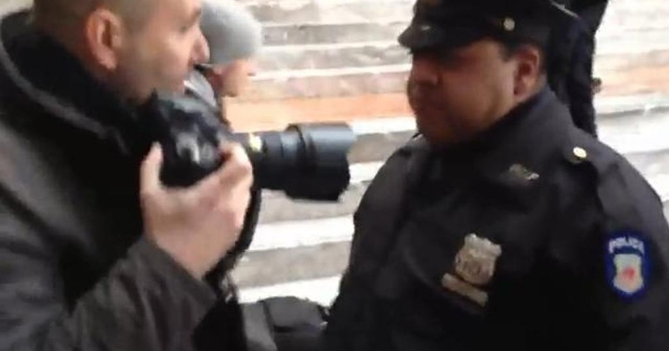 A New York Times Photographers Confrontation With The Nypd Caught On