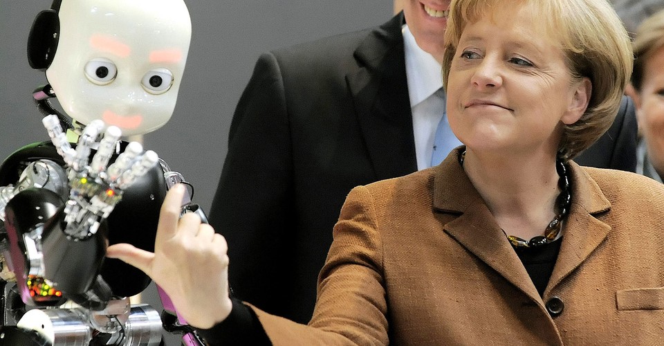 Hi, Robot: Angela Merkel Summiting With Machines - The Atlantic