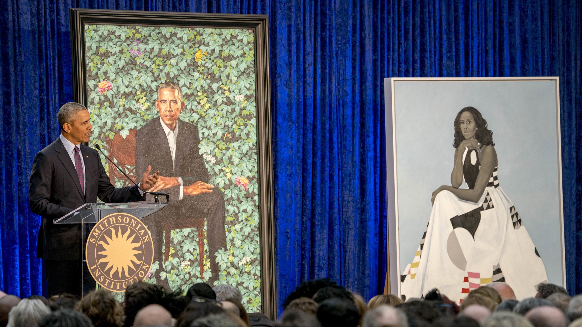 The Obamas' Official Portraits, Revealed - The Atlantic