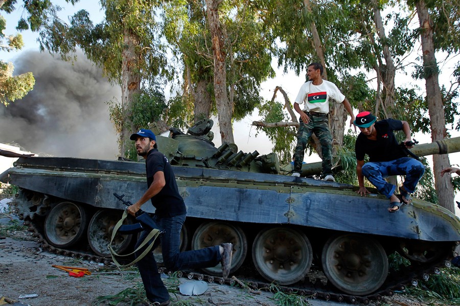 Libyan Rebels Storm Qaddafi Compound - The Atlantic