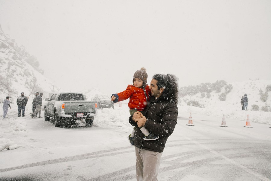 Photos: A Blanket of Snow for California - The Atlantic