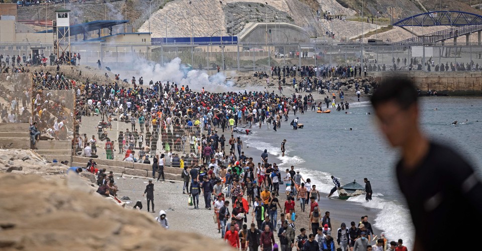 A Surge of Migrants Into a Spanish Enclave - The Atlantic