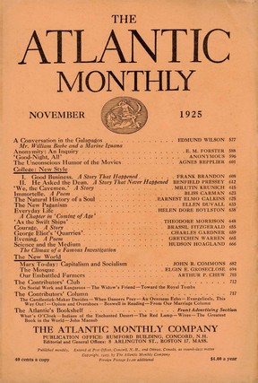 November 1925 Issue - The Atlantic