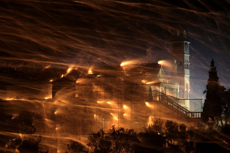 A Traditional Easter Rocket War in Greece - The Atlantic