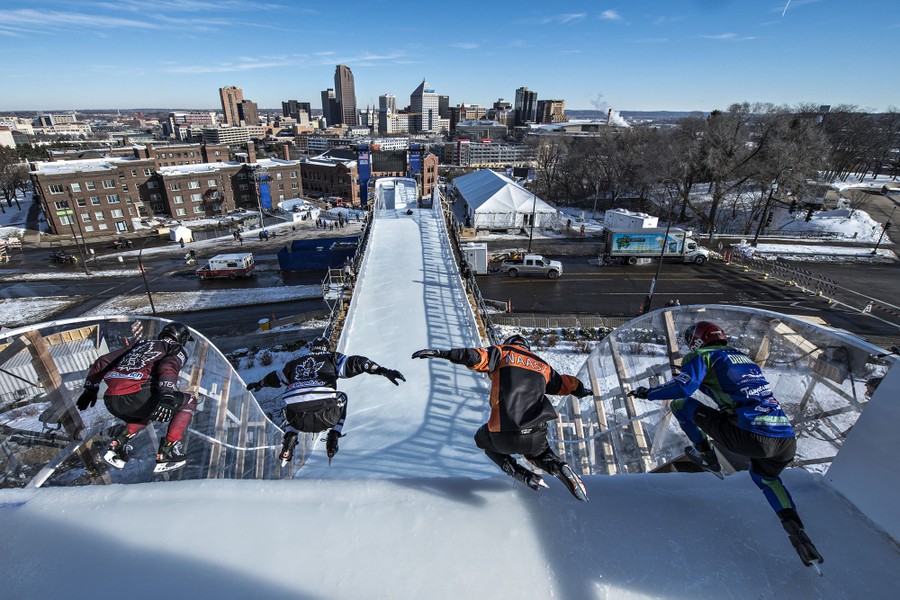 The Insanity of Downhill Ice Cross Racing - The Atlantic