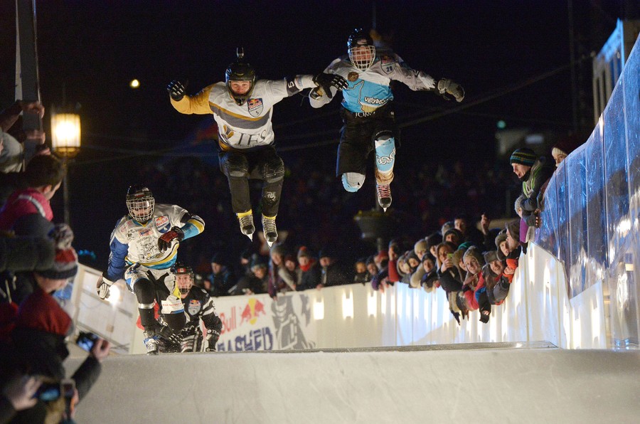 The Insanity of Downhill Ice Cross Racing - The Atlantic