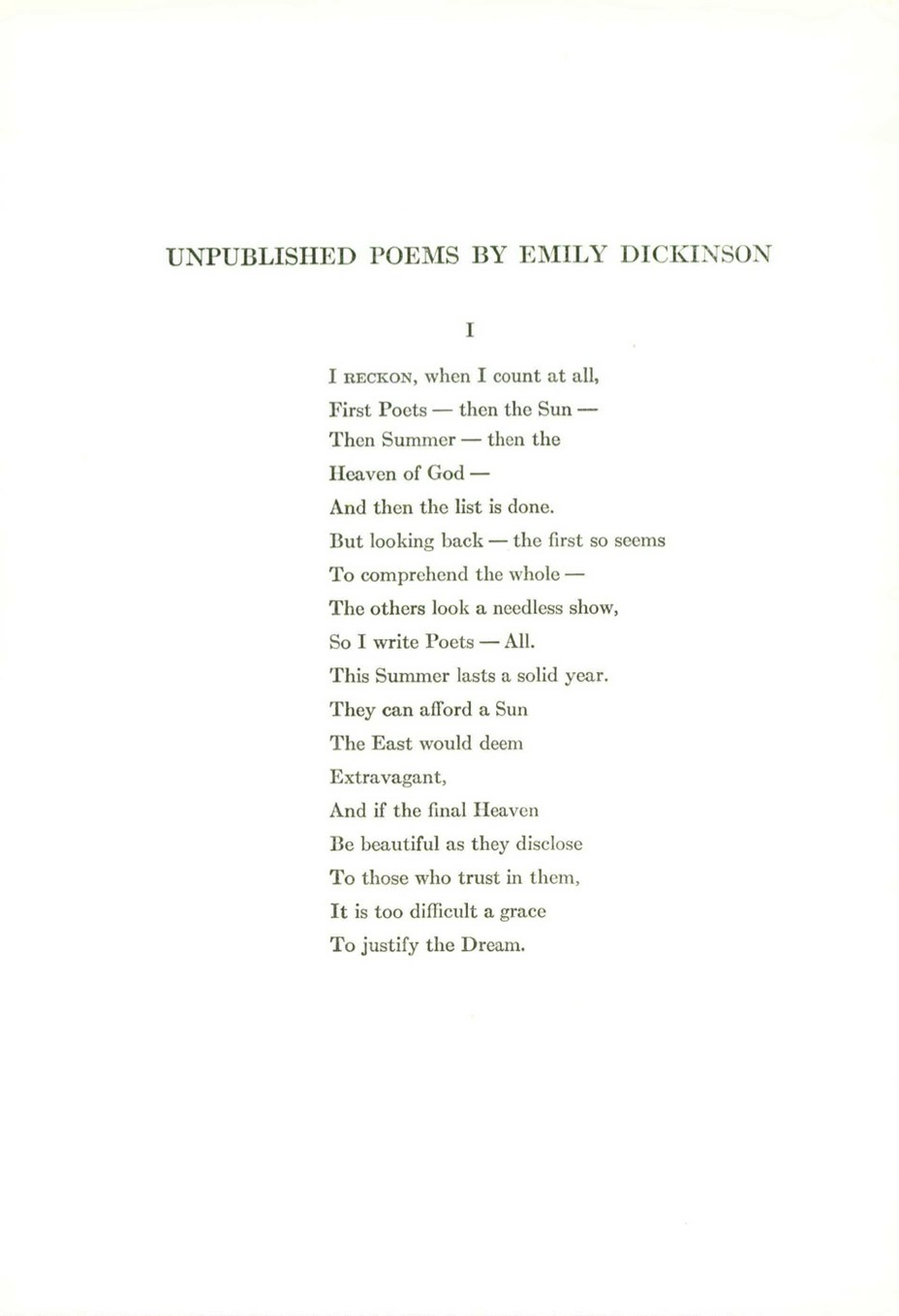 10 Previously Unpublished Poems by Emily Dickinson - The Atlantic