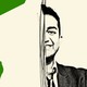 Illustration with a photo of Vinay Prasad cut it half