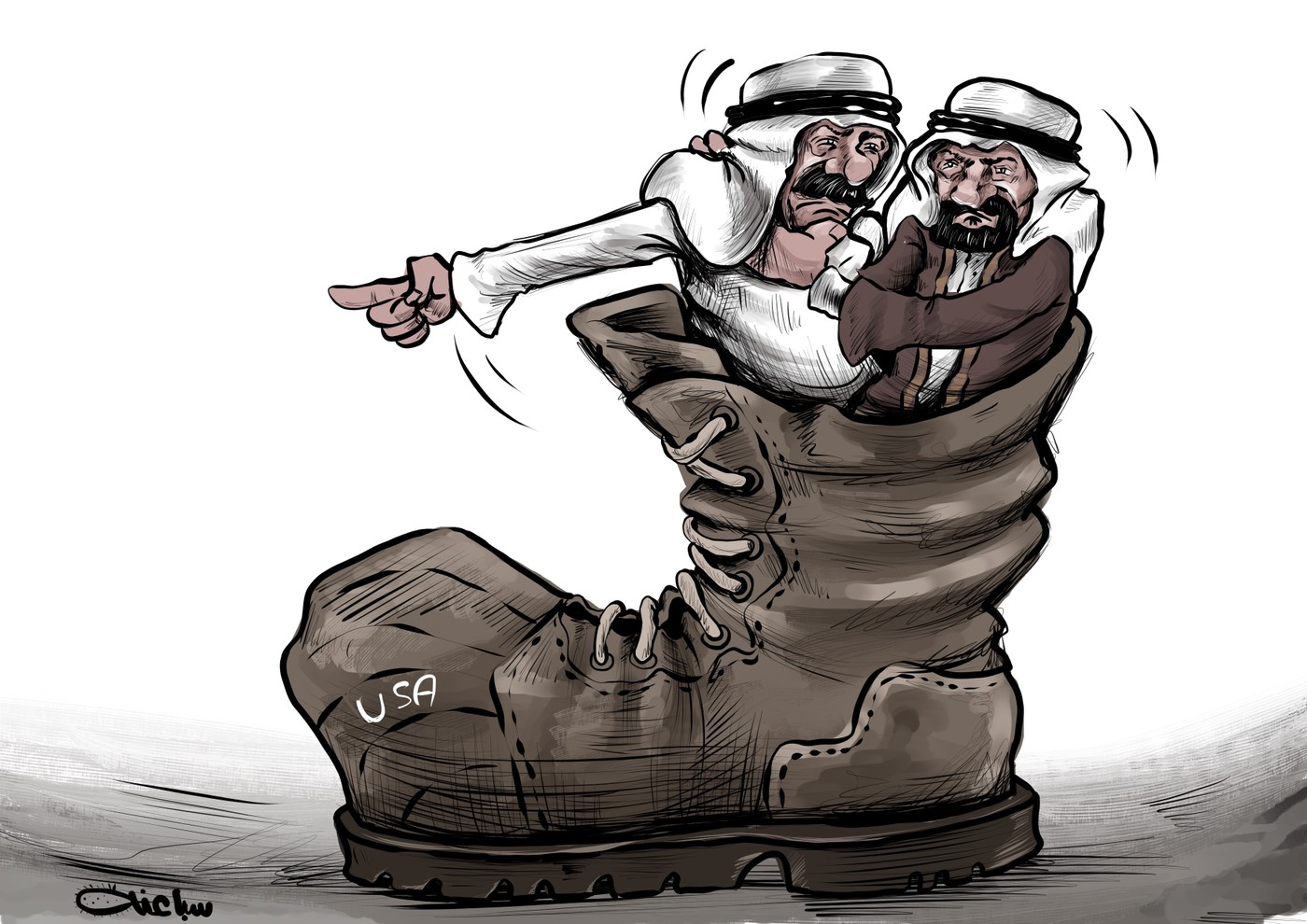 The Gulf Crisis, as Told Through Cartoons - The Atlantic