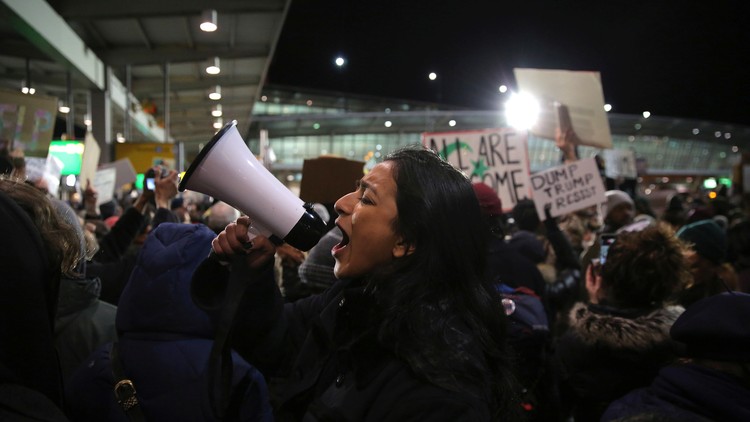 At JFK, a Protest in Support of Religious Freedom - The Atlantic