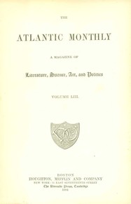 May 1884 Issue - The Atlantic