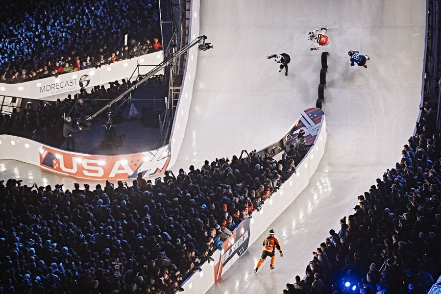 The Insanity of Downhill Ice Cross Racing - The Atlantic