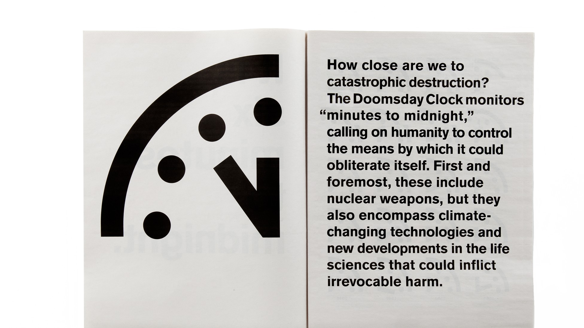 Behind the Design of the Doomsday Clock - The Atlantic
