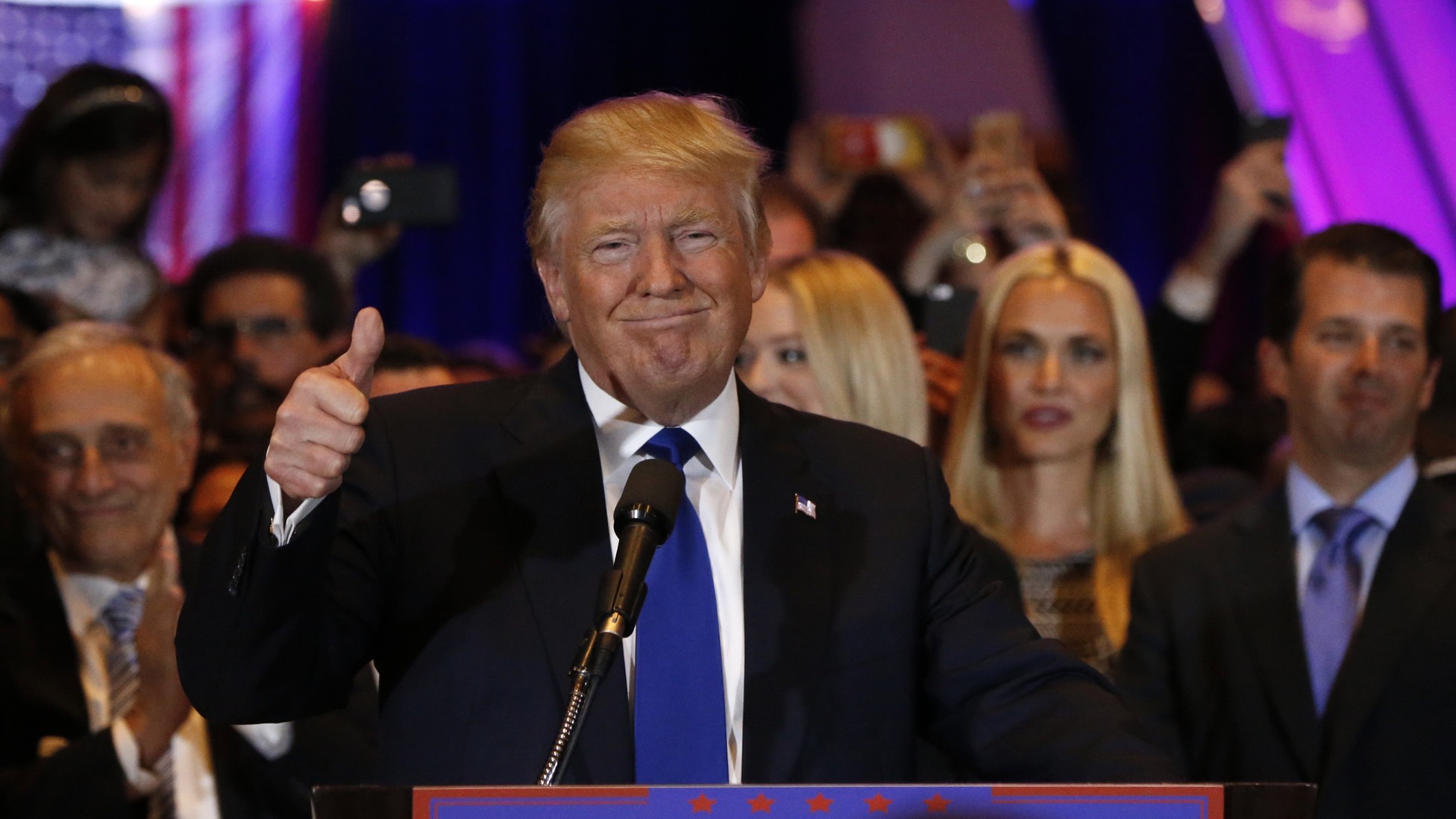 Donald Trump's New York Victory Celebration - The Atlantic