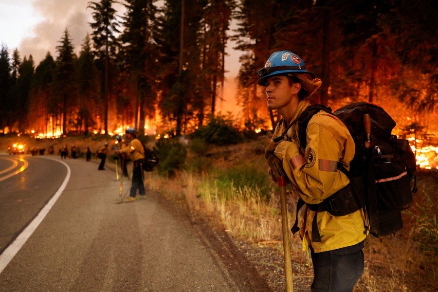 Photos: California’s Massive Park Fire Continues to Grow - The Atlantic