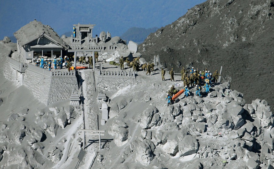 The Eruption of Japan's Mount Ontake - The Atlantic