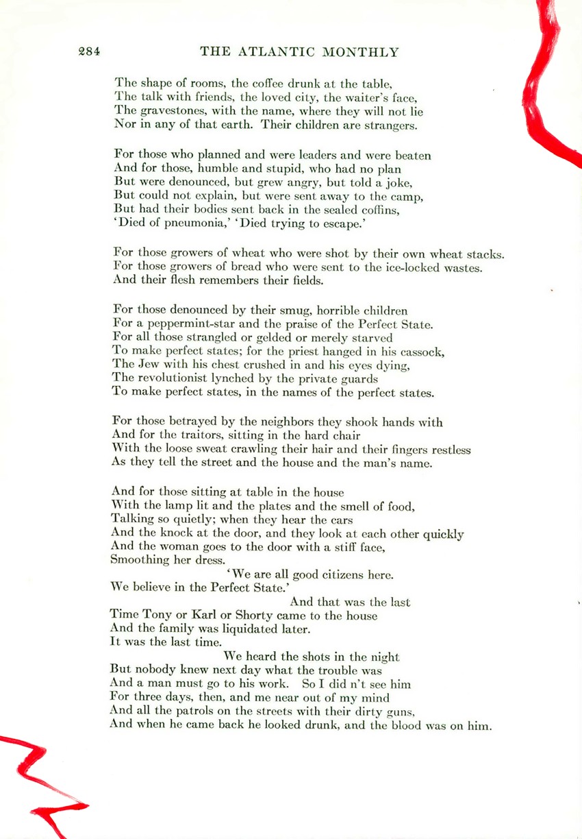 A Poem by Stephen Vincent Benét: 'Litany for Dictatorships' - The Atlantic