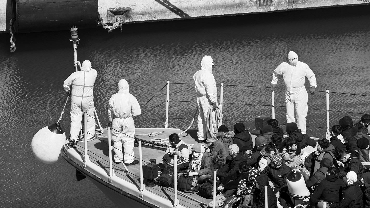 The Red Cross Quarantine Ships Off the Coast of Italy - The Atlantic