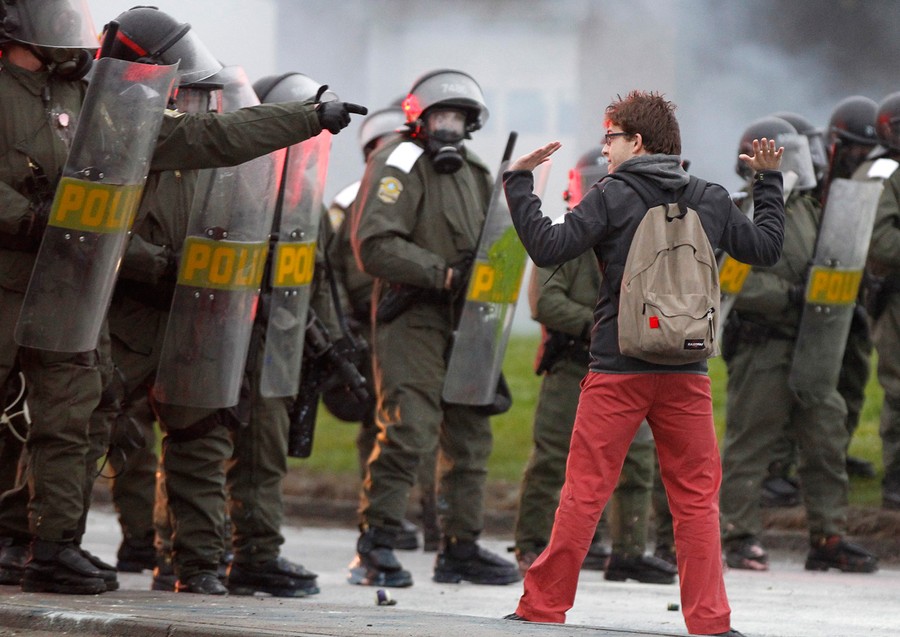 The Montreal Protests, 4 Months In - The Atlantic