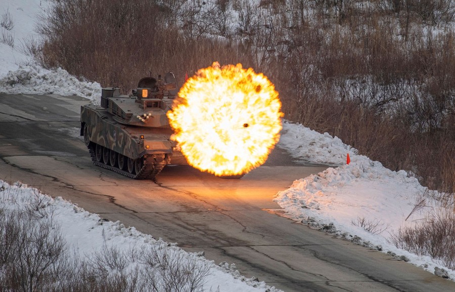 Photos of the Week: Snow Soldiers, Red Reindeer, Hedgehog Rescue - The ...