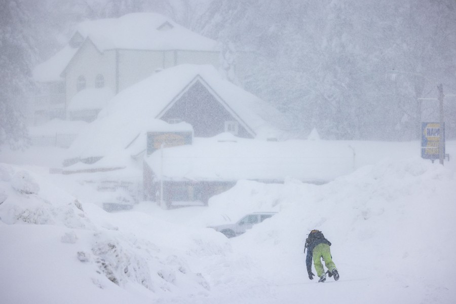 Photos: A Blanket of Snow for California - The Atlantic
