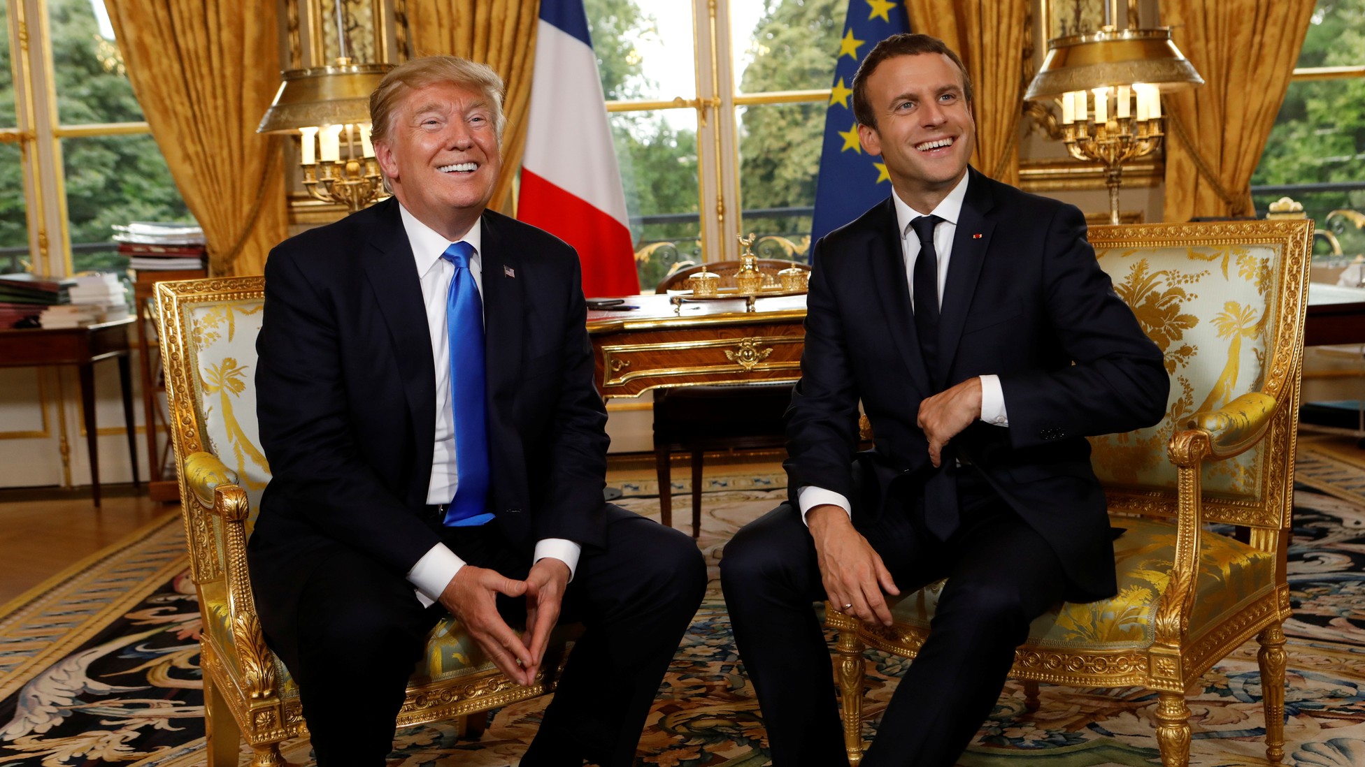 The 'America First' President Heads to France - The Atlantic