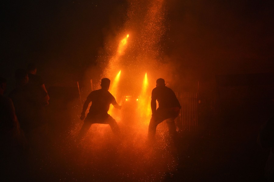 A Traditional Easter Rocket War in Greece - The Atlantic