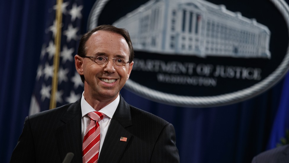 Report: Rosenstein Discussed Taping Trump, 25th Amendment - The Atlantic