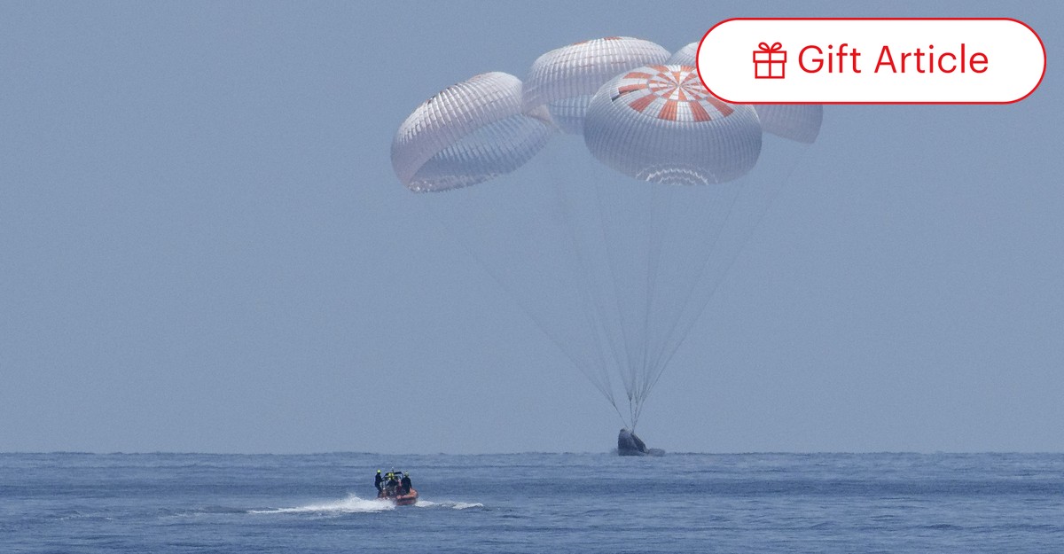 spacex splashdown today