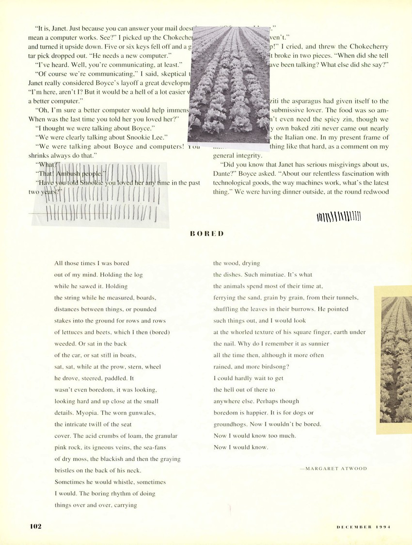 A Poem by Margaret Atwood: 'Bored' - The Atlantic