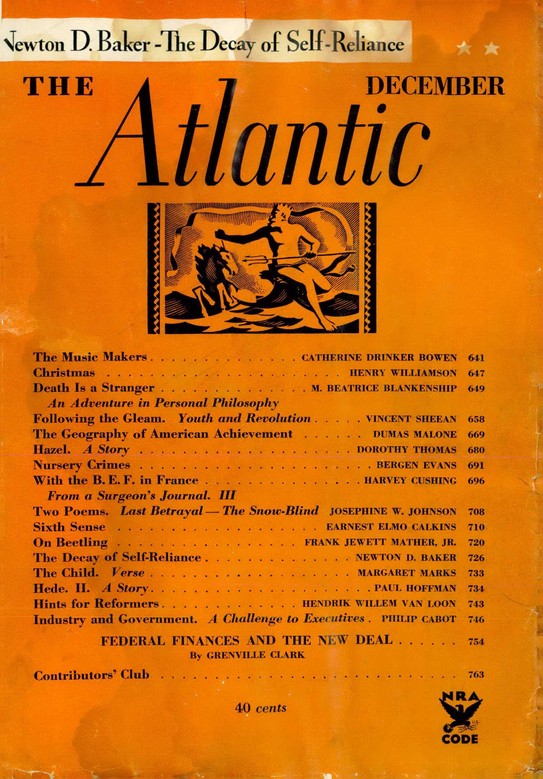December 1934 Issue - The Atlantic