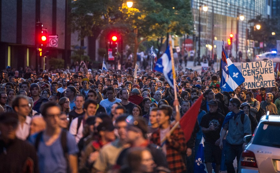 The Montreal Protests, 4 Months In - The Atlantic