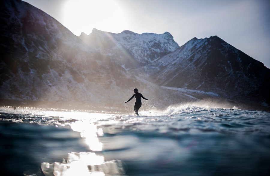 Photos: Surfing Norway in Sub-Zero Temperatures - The Atlantic