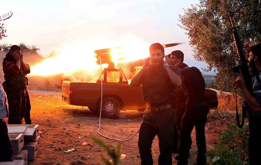 DIY Weapons of the Syrian Rebels - The Atlantic