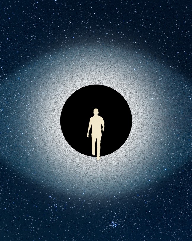 outer space silhouette