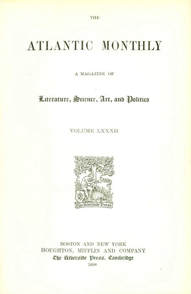 September 1898 Issue - The Atlantic