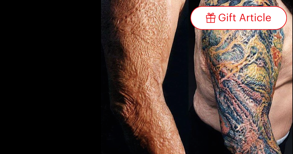 Graft Tattoos F | Skin Graft, 2022 Coloured Ink On Skin . For Lina!