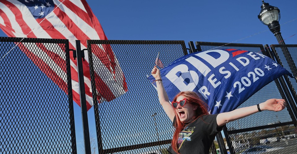 Photos: Celebrations in City Streets After Biden Win - The Atlantic