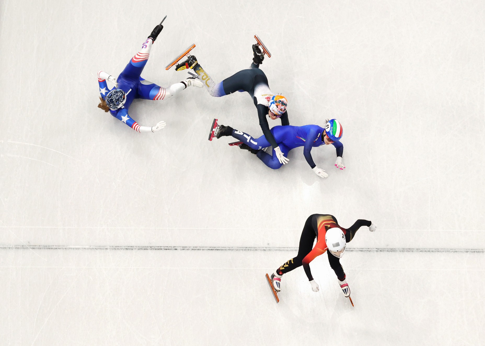 Winter Olympics Photo of the Day: Wipeout on the Ice - The Atlantic