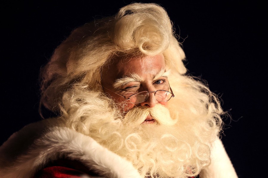 Photos of the Week: Santa Wink, Krampus Run, Panda Pose - The Atlantic