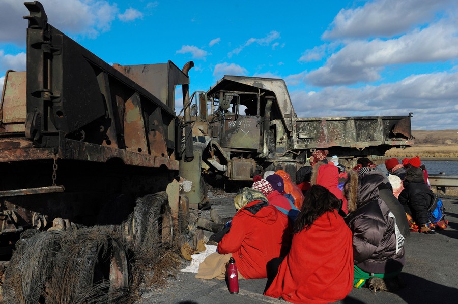Water Cannons Used Against Dakota Pipeline Protesters - The Atlantic