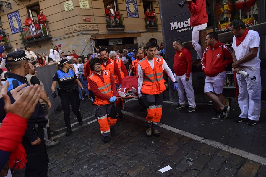 Photos: The Running of the Bulls 2024 - The Atlantic