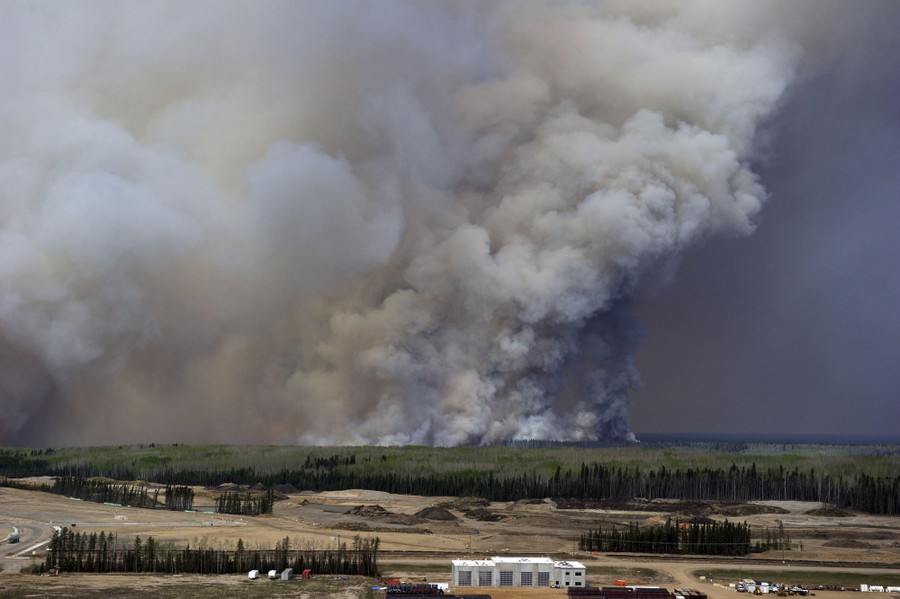 The Massive Wildfire Burning In Alberta The Atlantic