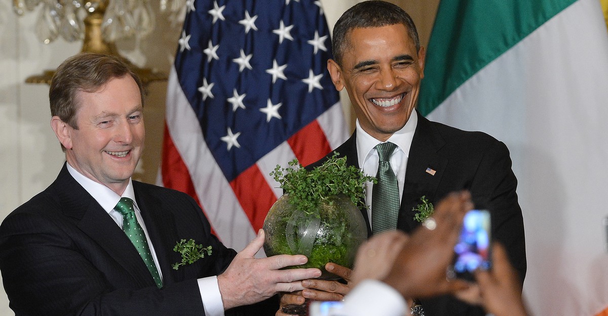 Why Is the Irish Prime Minister About to Give Obama Some Shamrocks ...