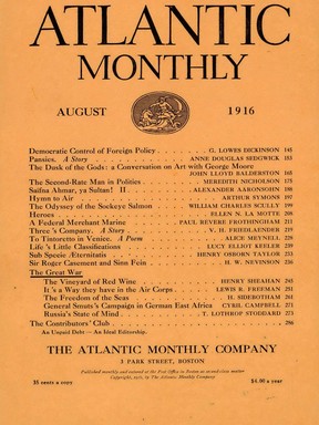 A Federal Merchant Marine: A Lesson From History - The Atlantic