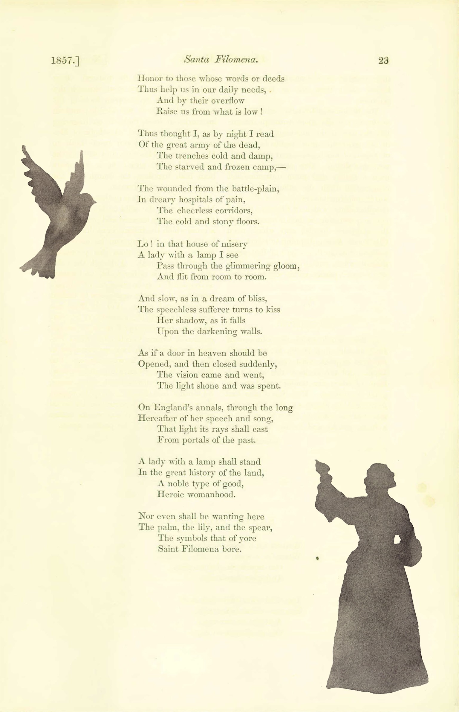 A Poem by Henry Wadsworth Longfellow: ‘Santa Filomena’ - The Atlantic